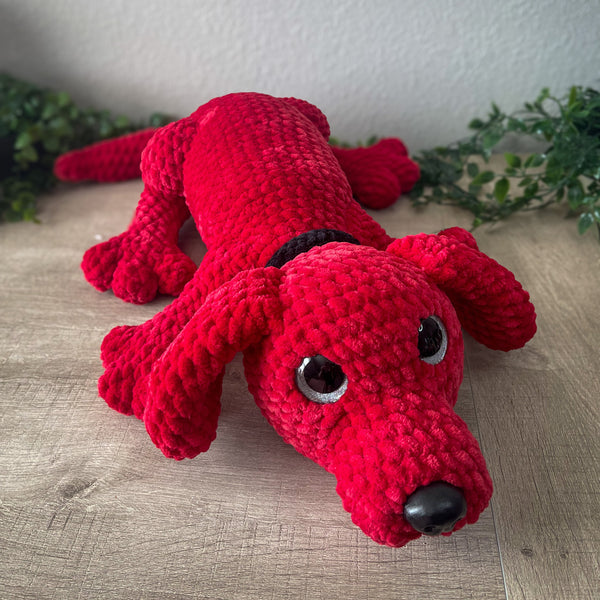 Cliff the Big Red Dog – KP Crochet Creations