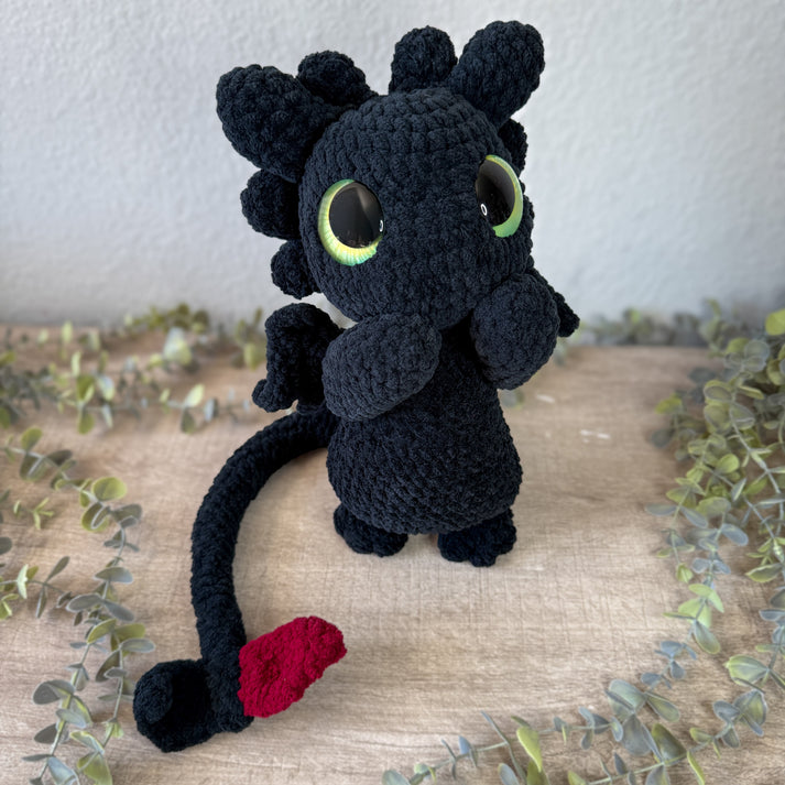 Barry the Fury Dragon – KP Crochet Creations